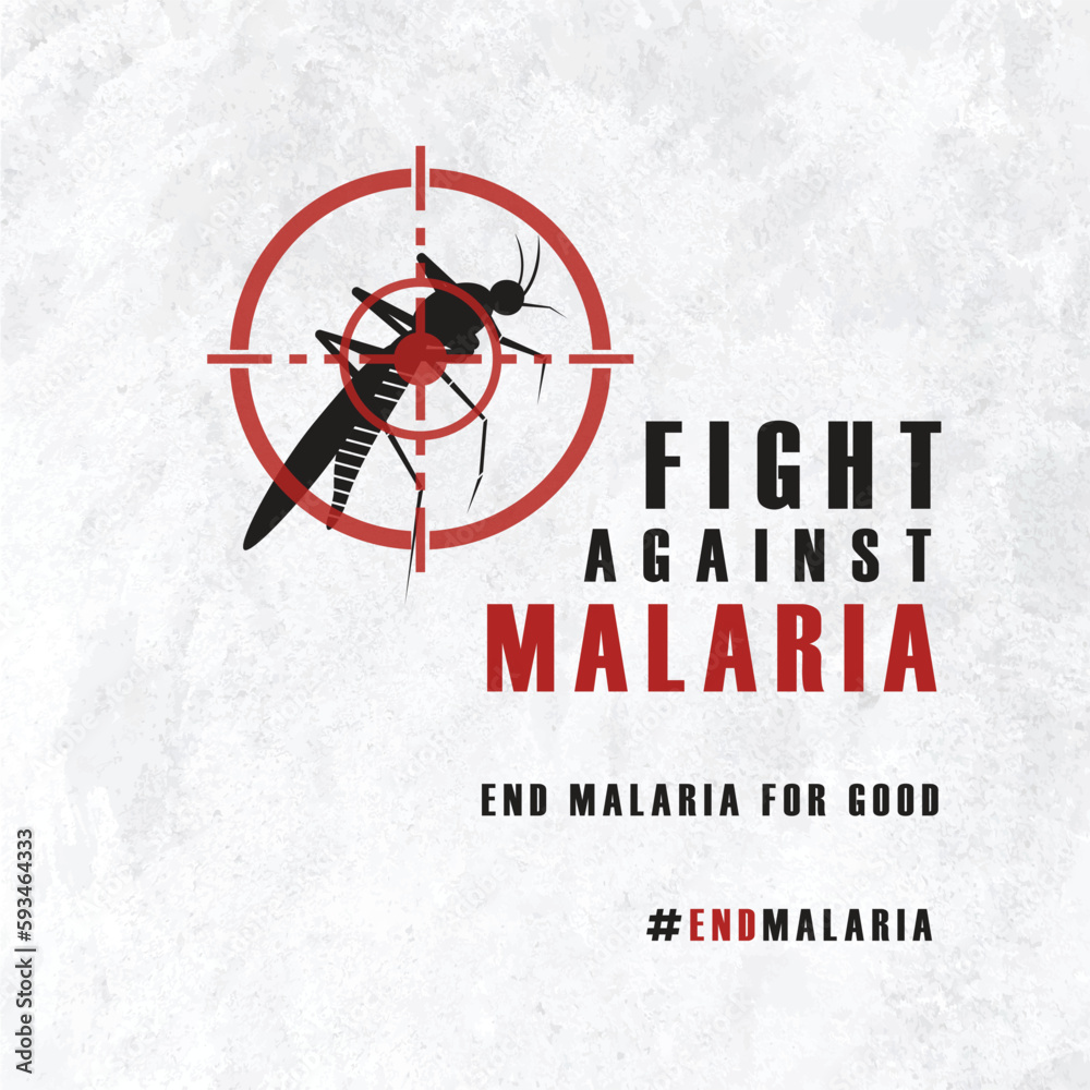 End Malaria Poster, Malaria Awareness Social Media Creative Templates ...