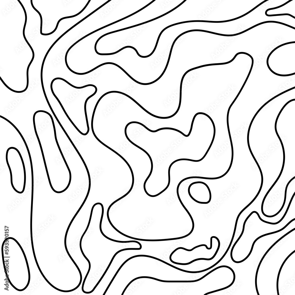 Topography pattern vector line with SVG format. Map background. Grid ...
