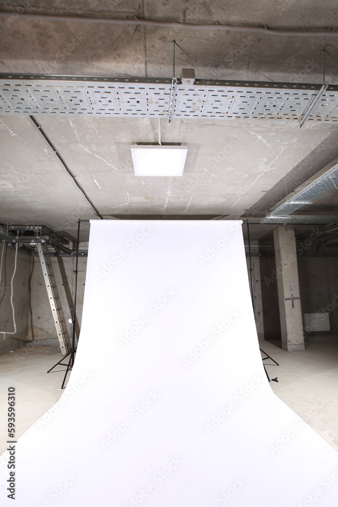 White studio background for a photo shoot Stock Photo | Adobe Stock