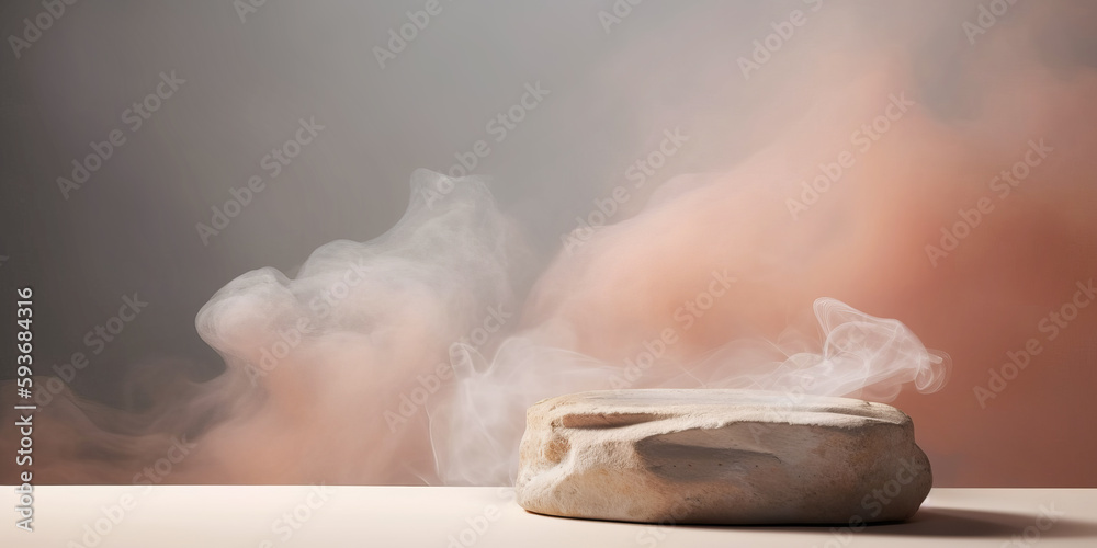 Product presentation abstract podium background 3d rendering. Stone ...