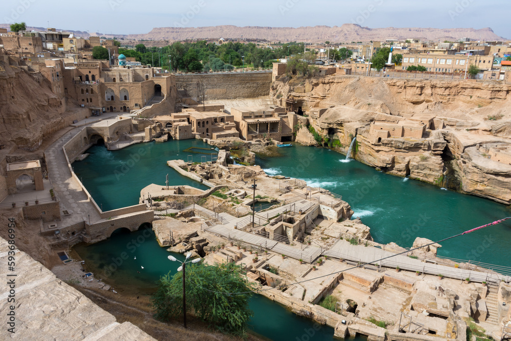 Unesco World Heritage site of Shushtar Historical Hydraulic System in ...