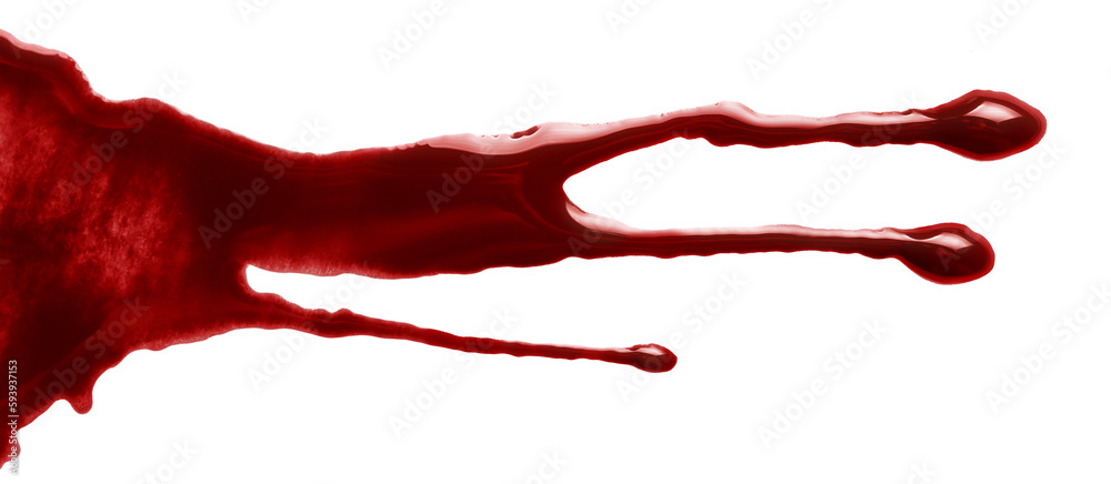 Blood drops cut out Stock Photo | Adobe Stock
