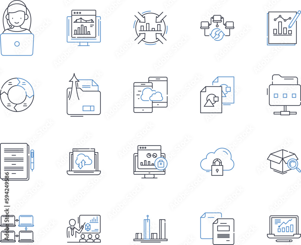 Diversity and inclusion line icons collection. Equality, Accessibility ...