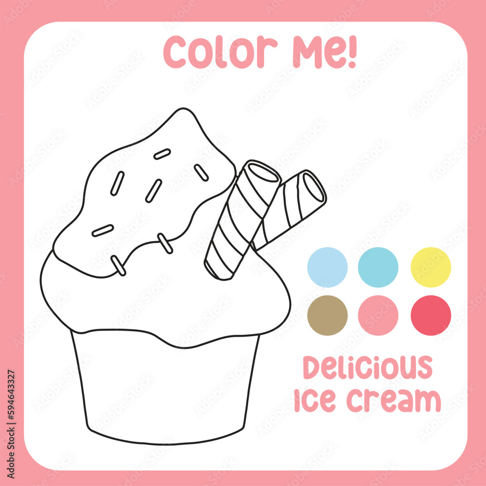 Coloring activity for children. Educational coloring worksheet ...