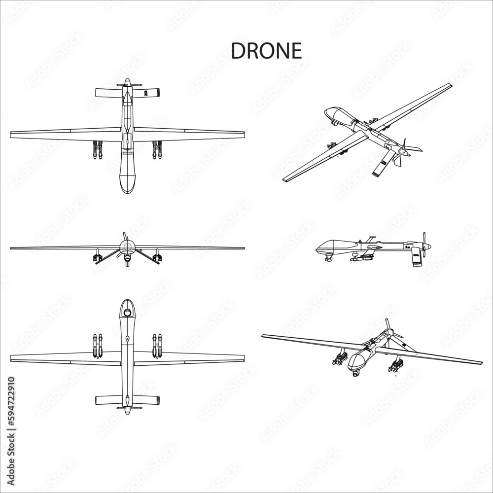 Drone, Robot, System, CAD files, machine, engineering, industrial ...