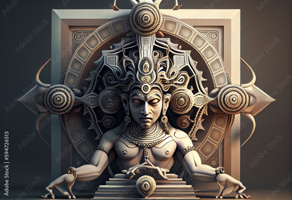 Major gods and goddesses of ancient Indian religions including Hinduism ...