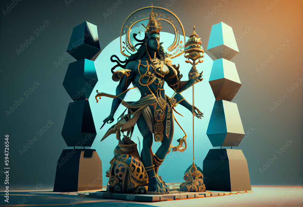 Major gods and goddesses of ancient Indian religions including Hinduism ...