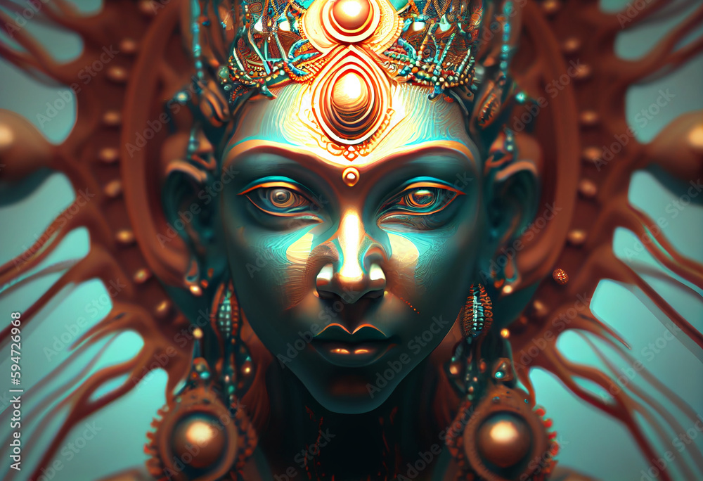 Major gods and goddesses of ancient Indian religions including Hinduism ...