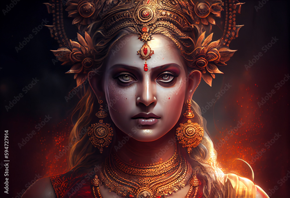 Major gods and goddesses of ancient Indian religions including Hinduism ...