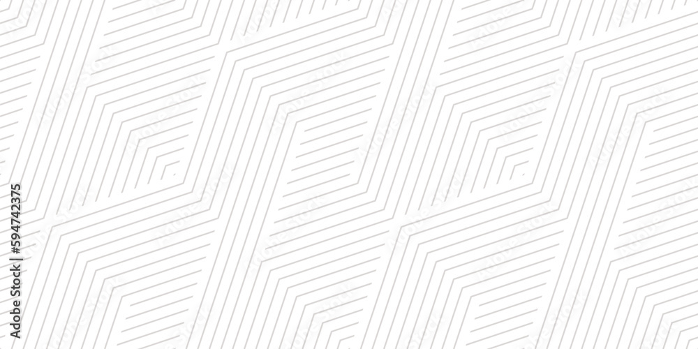 Geometric lines seamless pattern. Subtle vector texture with thin diagonal stripes, lines ...