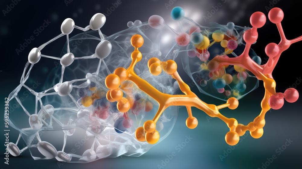 Detailed Comparison of Peptides vs Proteins, Showcasing Size and Chain ...