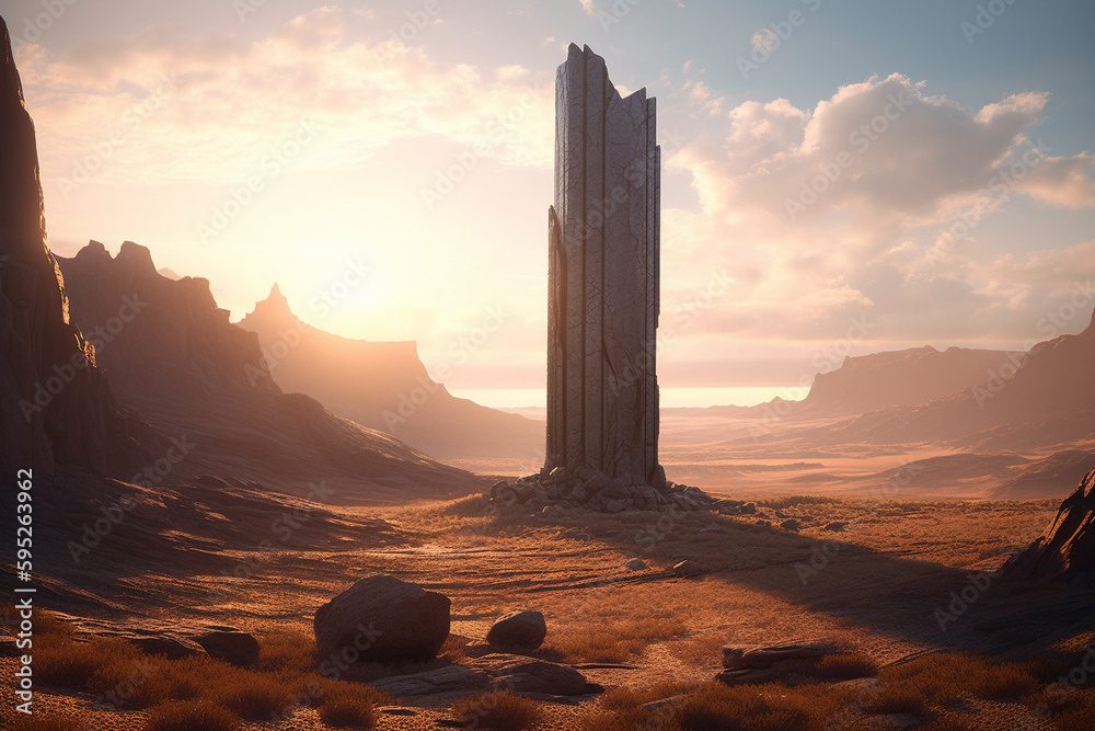 GENERATIVE AI captures the mystery of the alien monolith - Detailed ...
