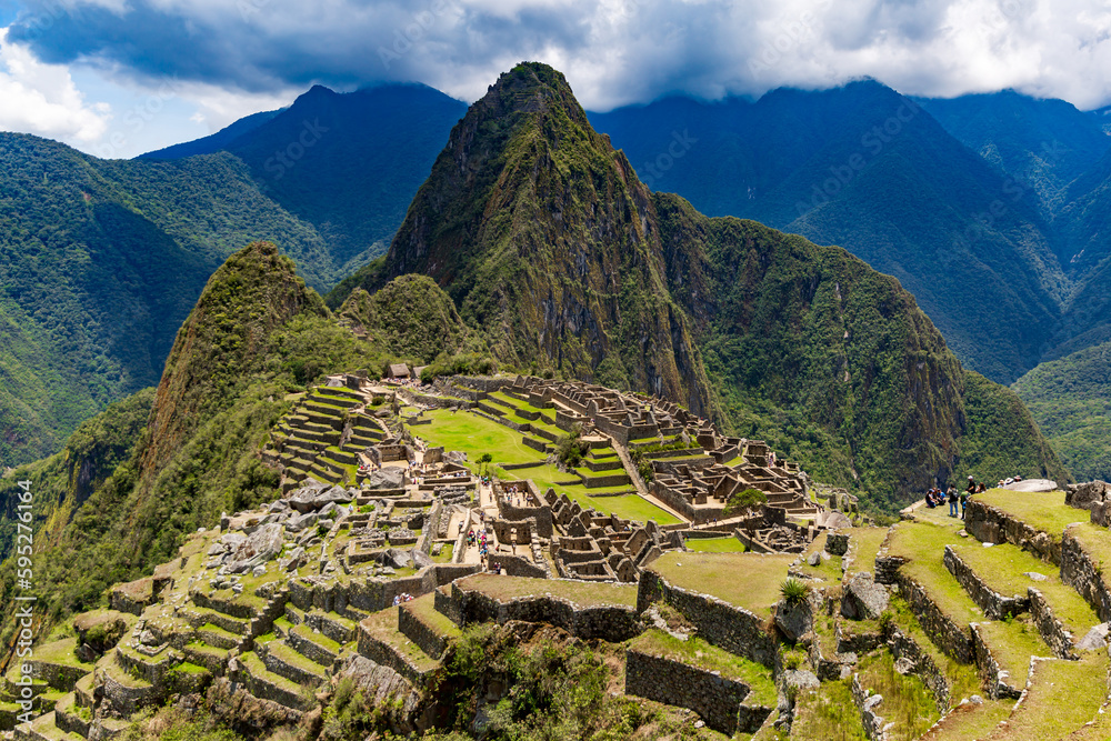 Machu Picchu, Peru. UNESCO World Heritage Site. One of the New Seven ...