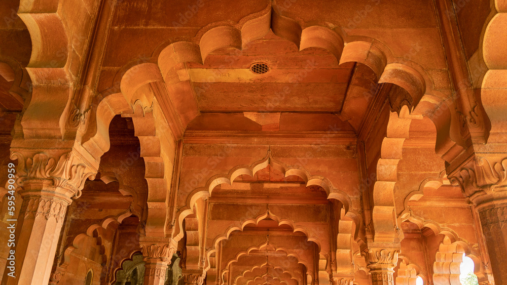Red Fort also known as Lal Qila is located in New Delhi, India, UNESCO ...