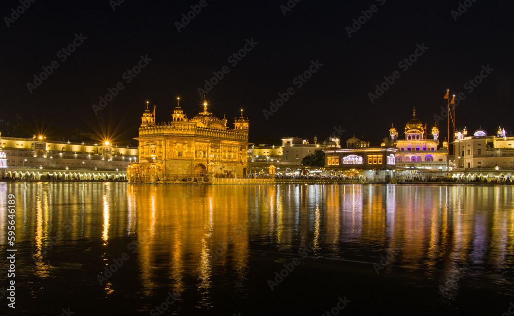 The Golden Temple Amritsar India (Sri Harimandir Sahib Amritsar), a ...