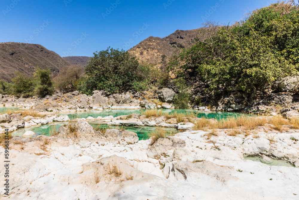 Fotografie Wadi Darbat (The Darbat Valley) is the most beautiful and ...