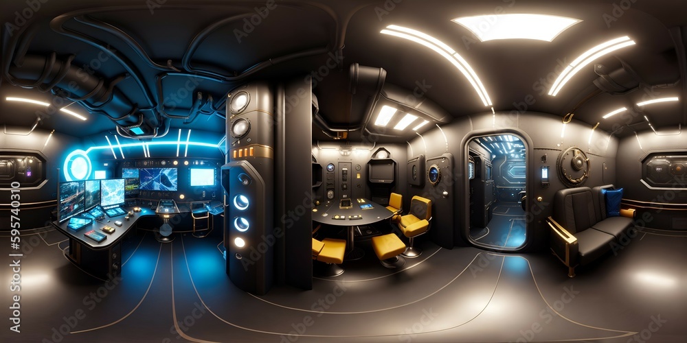 Full 360 degrees seamless spherical panorama HDRI equirectangular ...