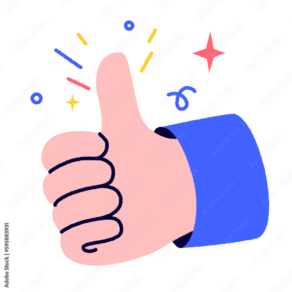 Thumbs Up Stock Vector | Adobe Stock