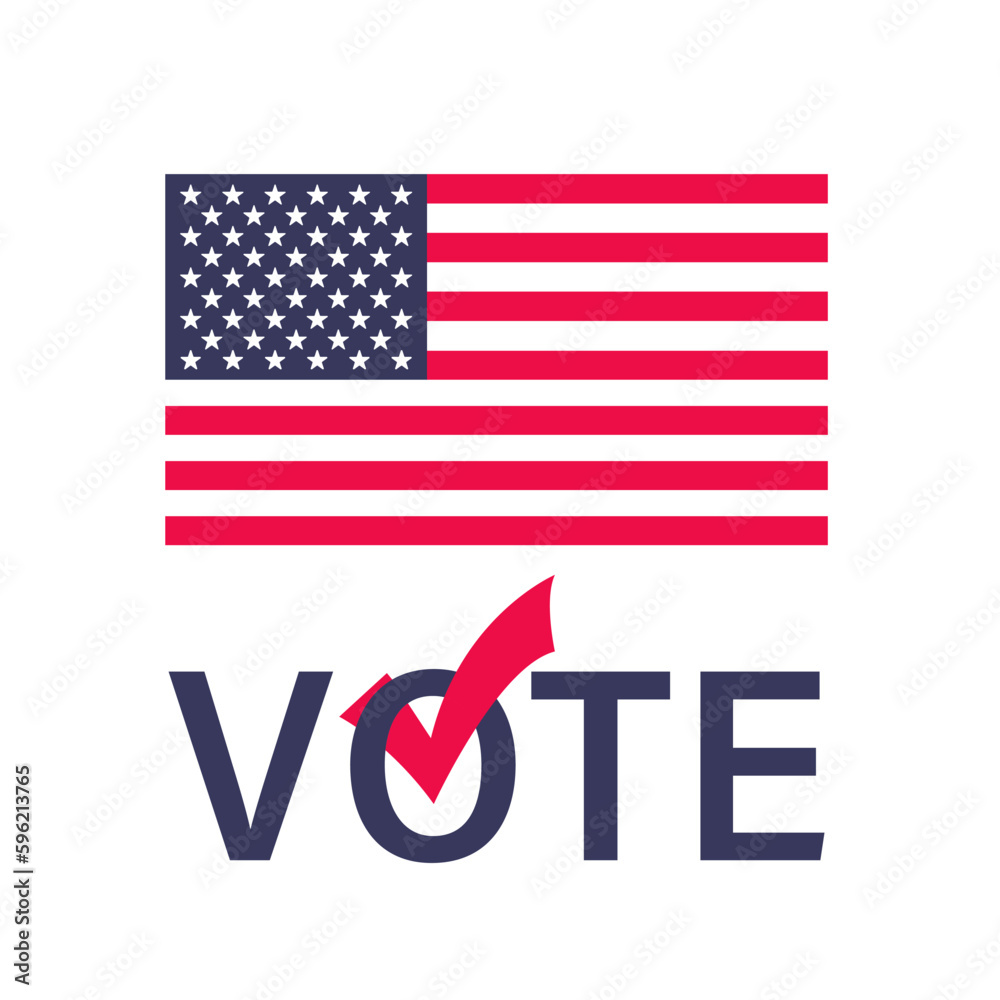 Voting symbols. Template icons Choices. check marks Vector blue. Voting ...