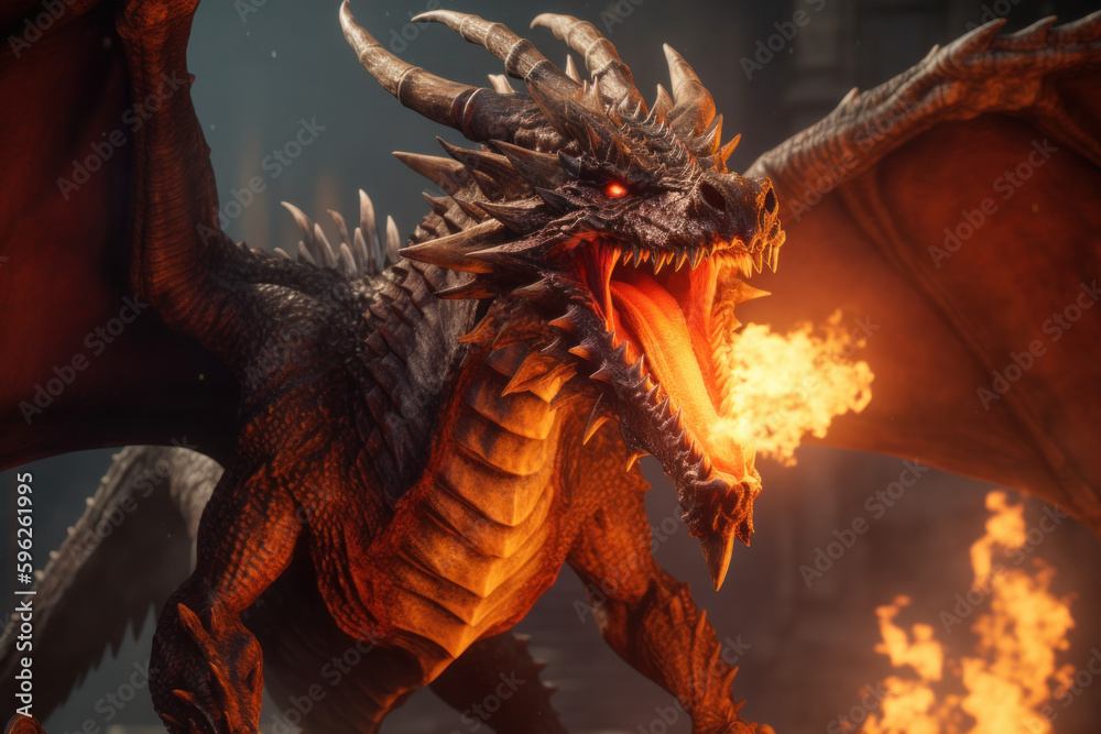 Stock-Illustration „Deathwing is a character from the popular online ...
