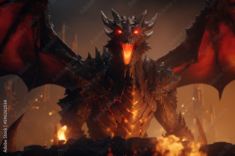 Deathwing is a character from the popular online game World of Warcraft ...