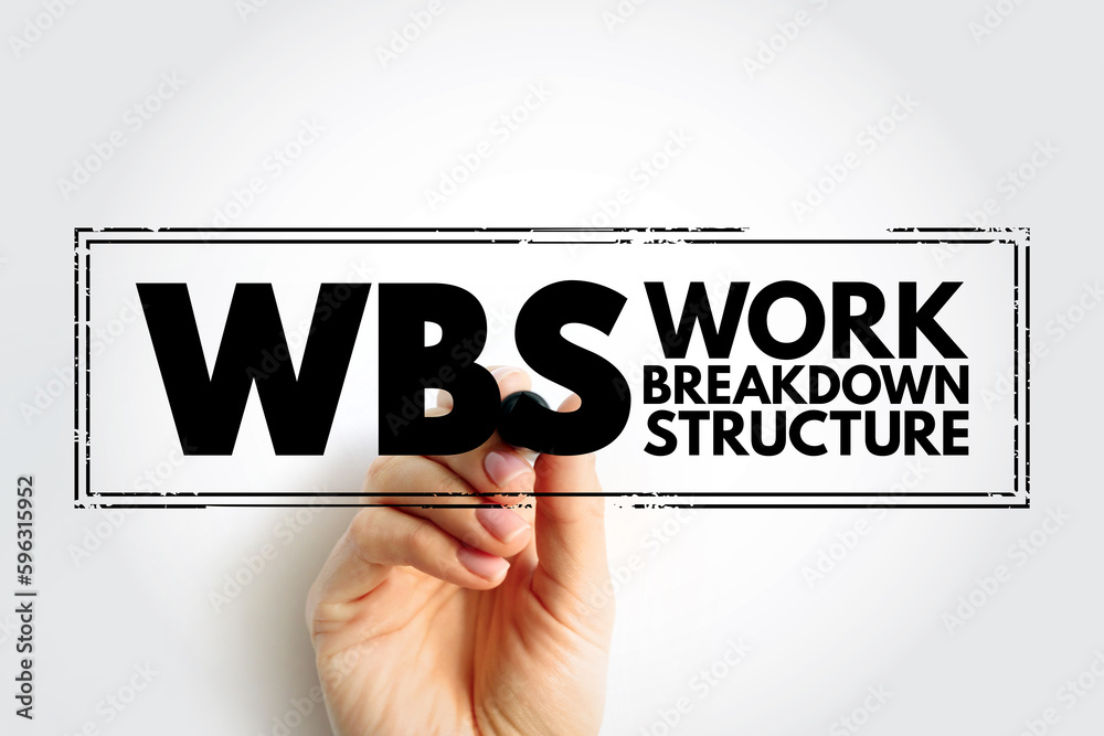 WBS Work Breakdown Structure - deliverable-oriented breakdown of a ...