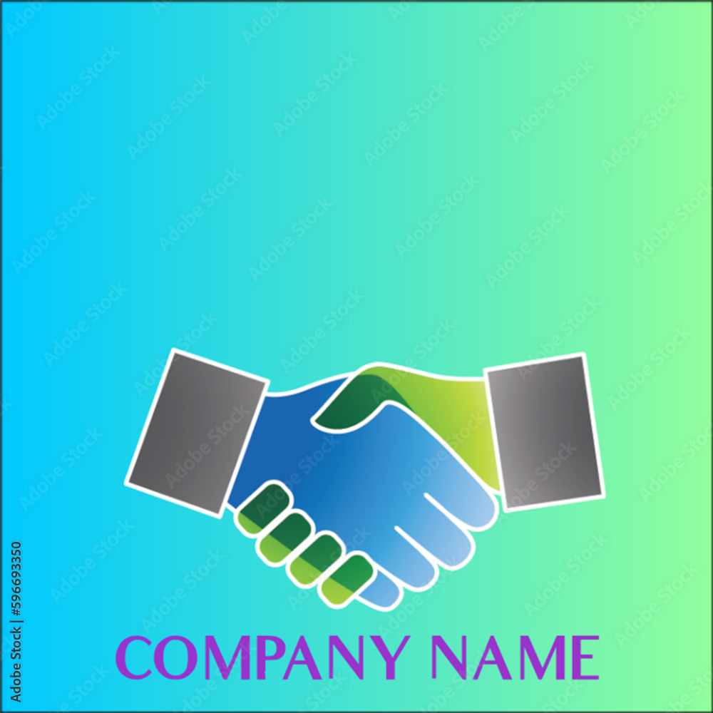 Handshake friends as a symbol of friendship. Vector illustration flat ...