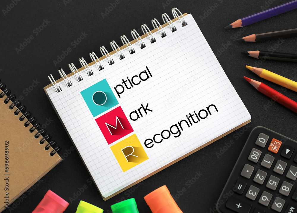 OMR Optical Mark Recognition - process of reading information that ...