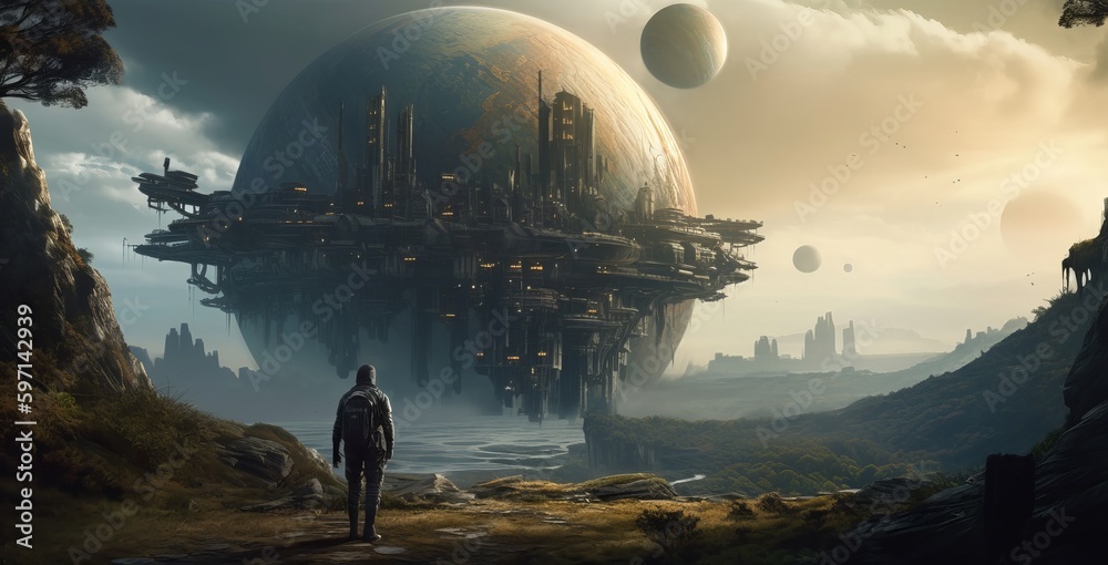 Hyperion-inspired Desktop Wallpaper with Cinematic Lighting and Unreal ...