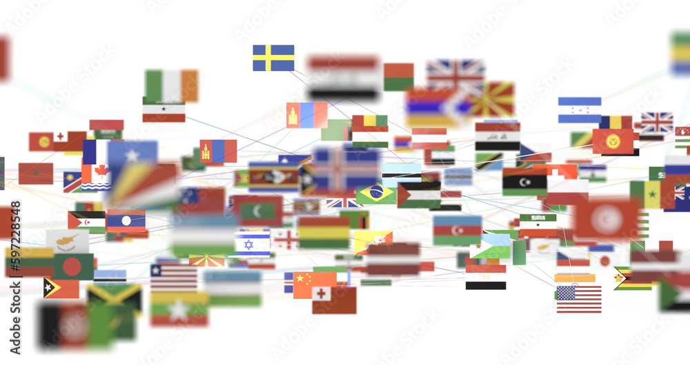 world national flags - PNG transparent Stock Illustration | Adobe Stock