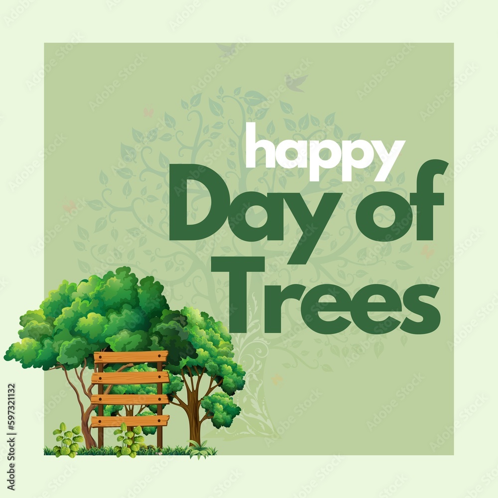 Happy Day of Trees Day in colombia. of Trees is observed in Colombia on ...