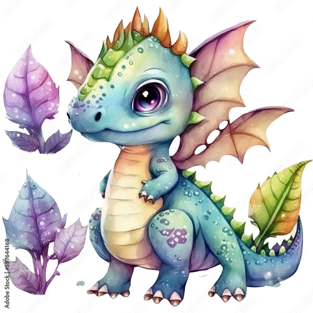 Watercolor Dinosaurs Clipart Png, Cute Dinosaur Clipart, Baby Dino Png ...