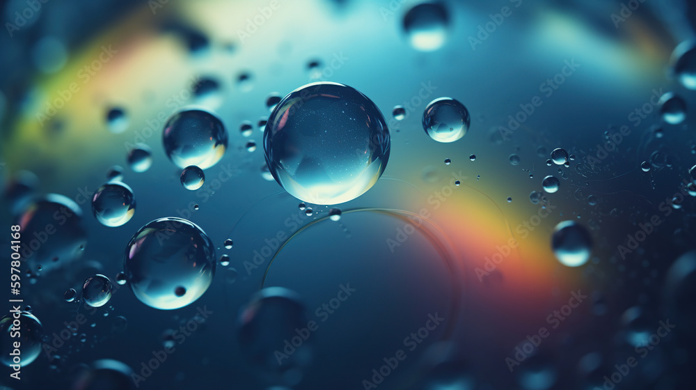 Biology, physics or chemistry abstract background. Scientific image of ...