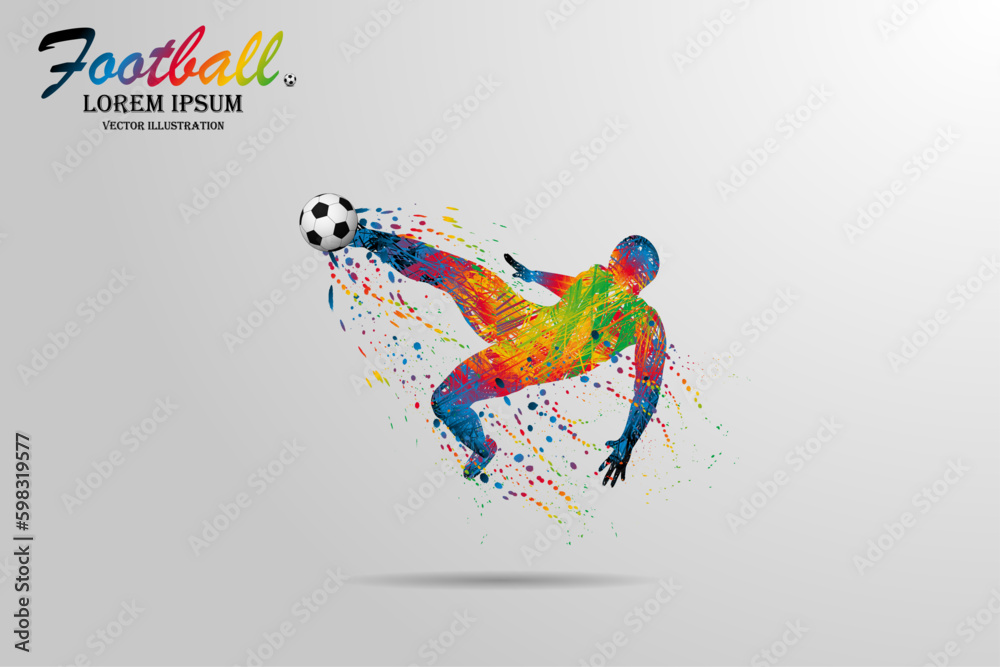 Visual animated drawings for the best football or soccer players with ...