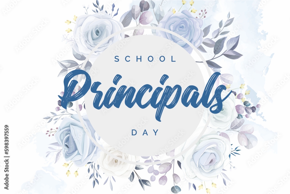 School Principals Day. Holiday concept. Template for background, banner ...