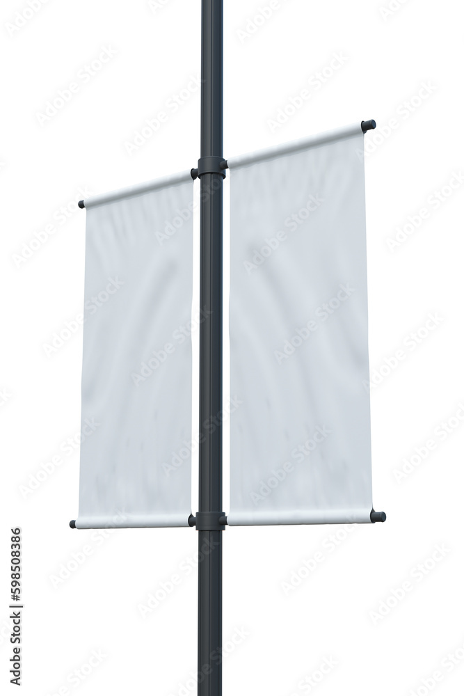 Street lamp post outdoor advertising pole banner Sign Board Billboard ...