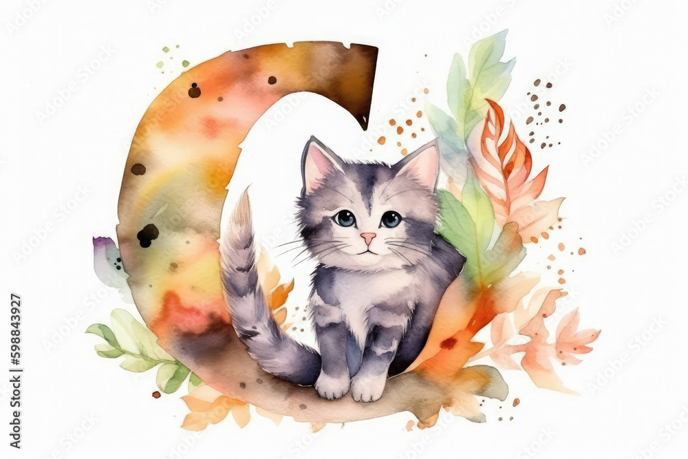 Cute Cat and the Letter C: Exploring Nature and Learning the Alphabet ...