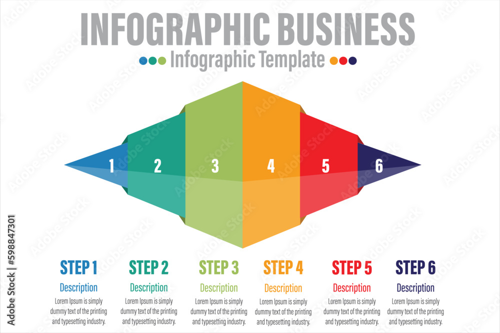 Infographic Sales funnel diagram template for business. Modern Timeline ...
