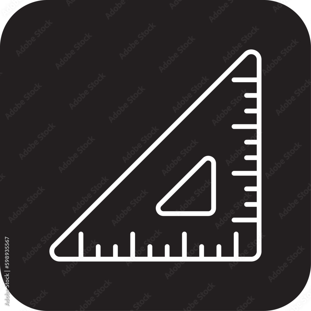Trigonometric Education icon with black filled line style. science ...