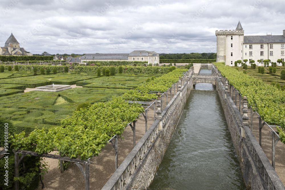 Parc du château de Villandry Stock Photo | Adobe Stock