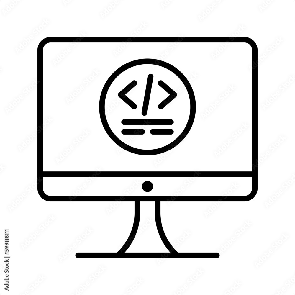 DevOps vector icons, Editable stroke, Software development and IT ...