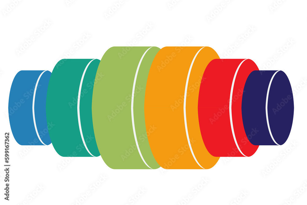 Infographic template for business. Modern Timeline diagram with journey ...