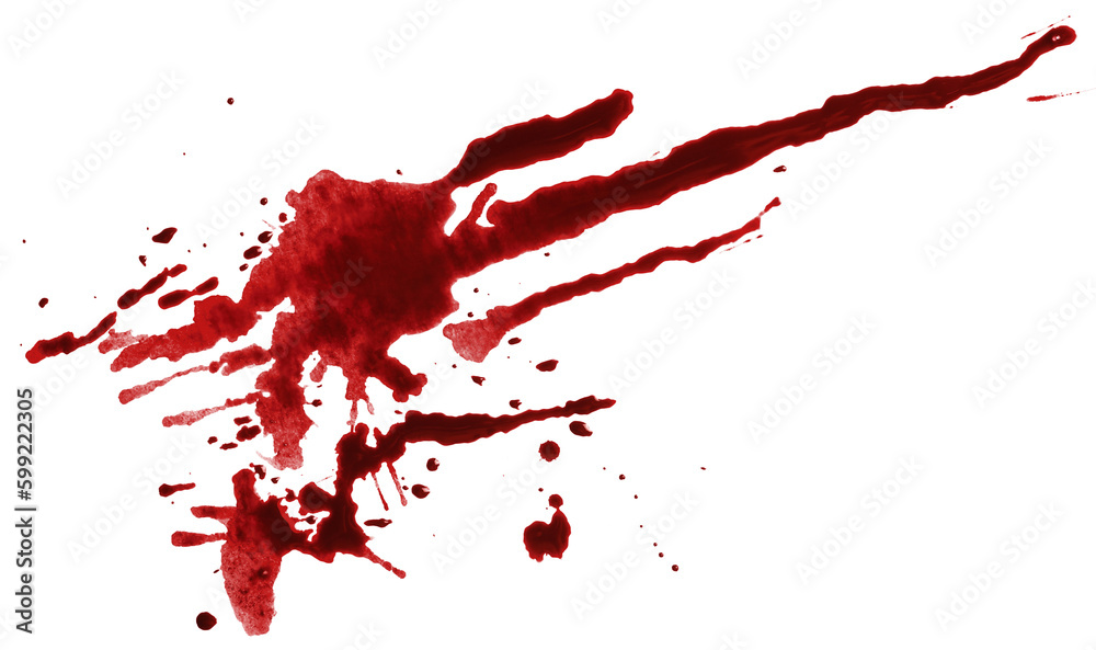 Blood drops cut out Stock Photo | Adobe Stock