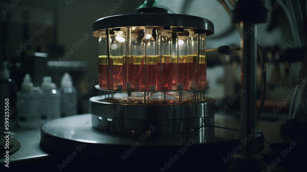 Benchtop Bioreactor for Laboratory Scale Cell Culture. Generative AI ...