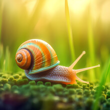 Rainbow Snail Free Stock Photo - Public Domain Pictures