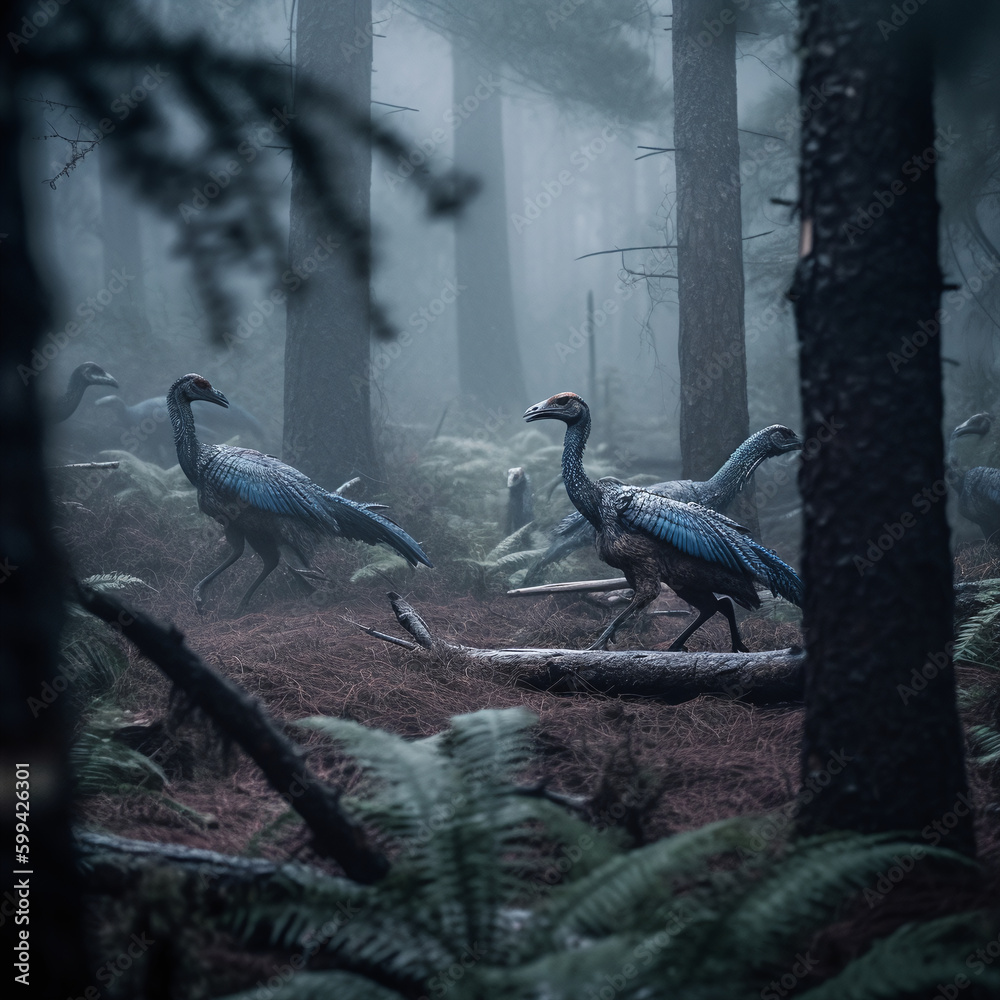 World dinosaur day, wolrd fossil day, dinosaur in prehistoric time ...