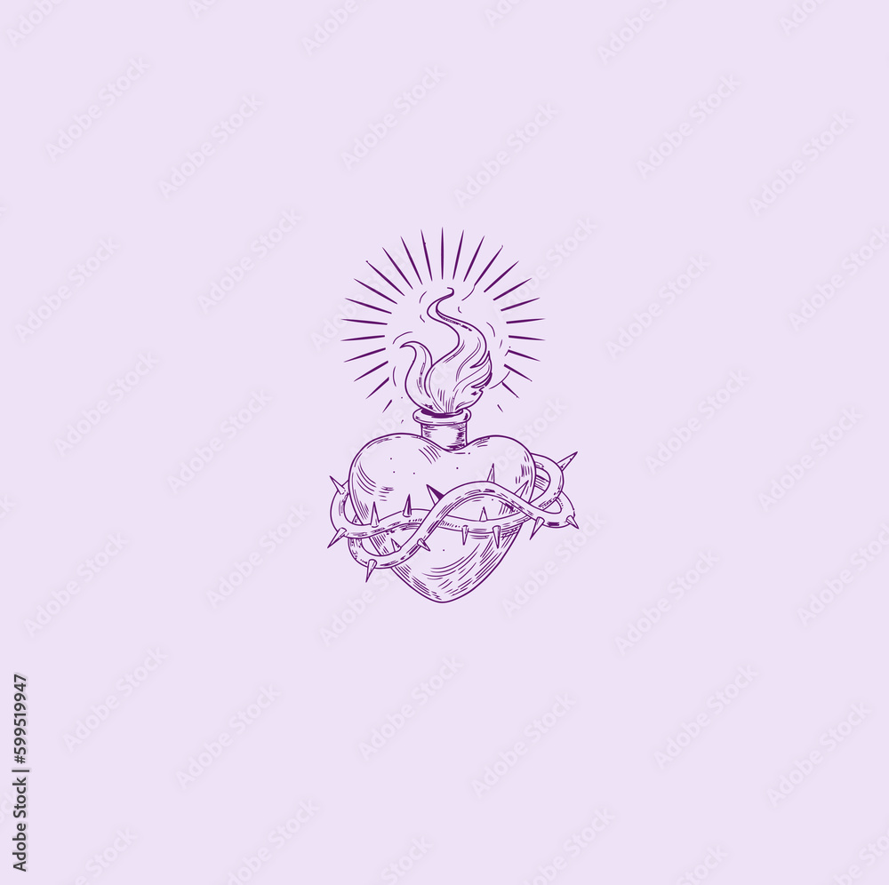 THESE HIGH QUALITY SACRED HEART JESUS VECTOR FOR USING VARIOUS TYPES OF ...
