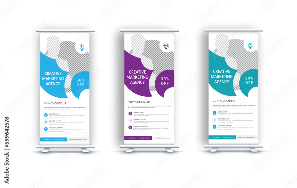 Corporate Roll Up Banner Signage Standee Template |Creative Business X ...