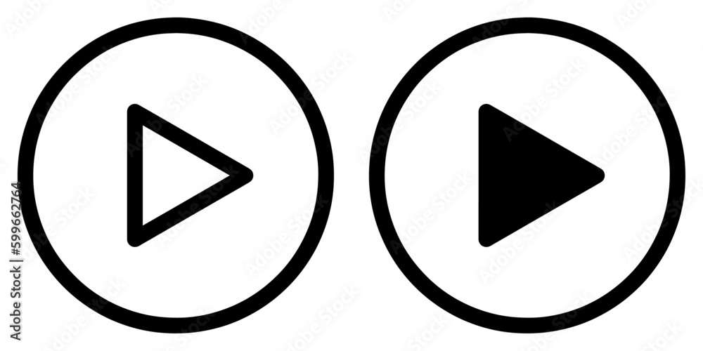 ofvs371 OutlineFilledVectorSign ofvs - play button vector icon ... ofvs371 OutlineFilledVectorSign ofvs - play button vector icon ...