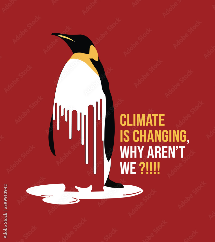 Global warming awareness, Creative poster, typography, climate change awareness, minimal design ...